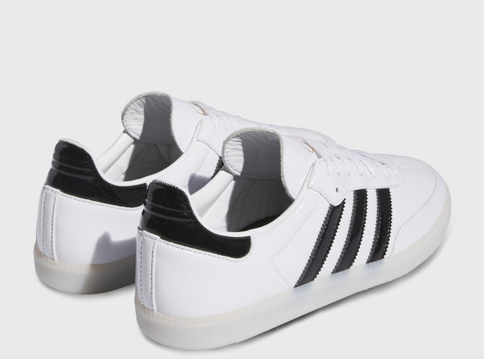ADIDAS X DILL SAMBA PATENT MEN'S SNEAKERS IE5158 WHITE LEATHER | eBay