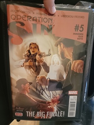 Hayley Atwell Hand Signed Operation Sin Capt. Carter #5 Marvel | eBay