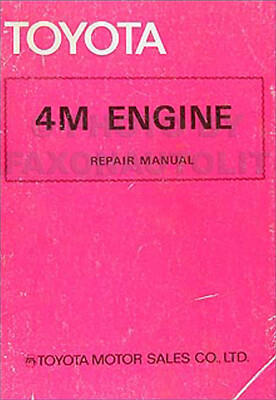 1975-1976 Toyota 4M Engine Repair Manual Corona Mark II Crown Shop ...