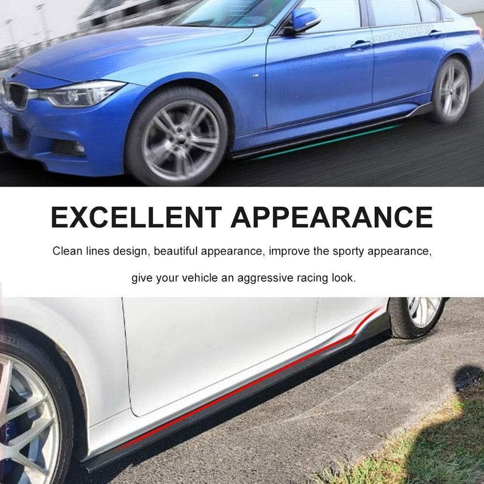 For Vw Beetle R-line Front Bumper Lip Spoiler Side Skirts Rear Lip ...