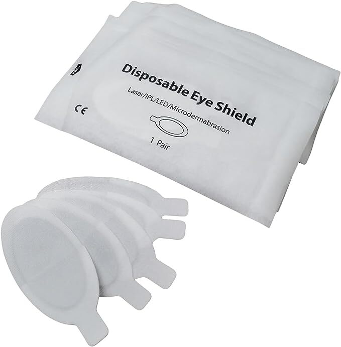 50 Pairs Eye Shield Disposable Eye Protection Laser Eye Shields 190 ...