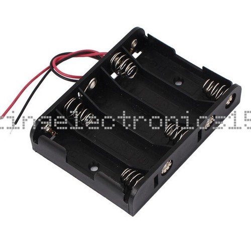 5PCS Plastic Battery Storage Case Box Holder For 5 X AA 5xAA 2A 7.5V ...