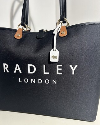 RADLEY BLACK HANDBAG TOTE SHOULDER SHOPPER BAG LARGE NEW!!! | eBay UK