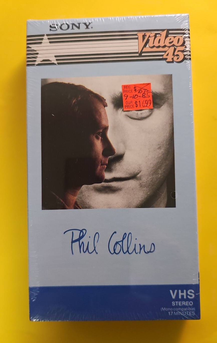 Phil Collins - Video 45 In The Air Tonight VHS SEALED Sony | eBay