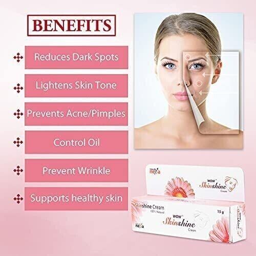 WOW Skin shine face cream 15g (Pack of 2) | eBay