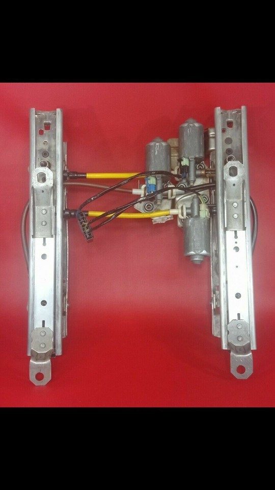 TESTED Power Electric Six 6-Way Seat Track Assembly w Switch & Pigtail ...
