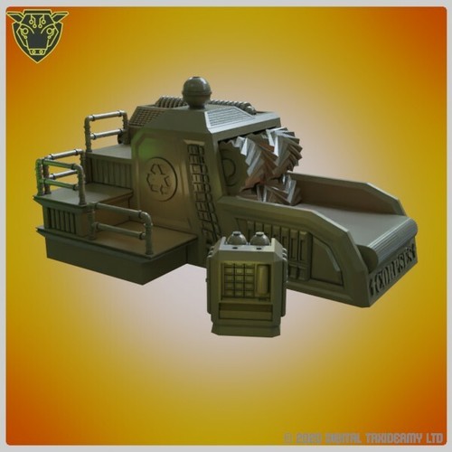 machine for Corpse grinder resyk scifi industrial 28mm Dredd grimdark ...