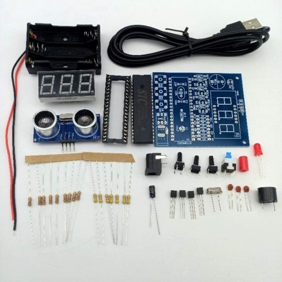 1 Set Ultrasonic Ranging Sensor Module Alarm Learn to Solder ...