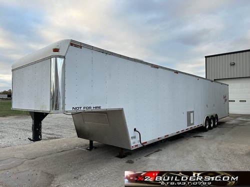 2001 Unique Enclosed Trailer 5th wheel Hauler Stk#052085 | eBay
