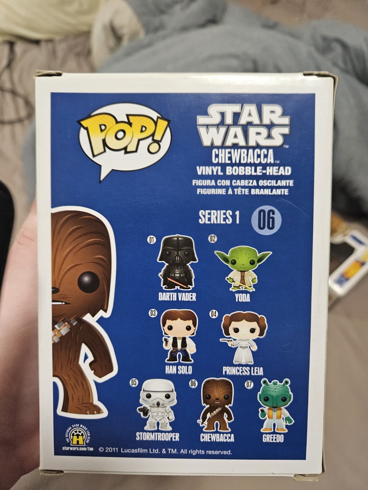 Funko POP! Star Wars Chewbacca [Blue Box Funko] #06 Series 1 | eBay