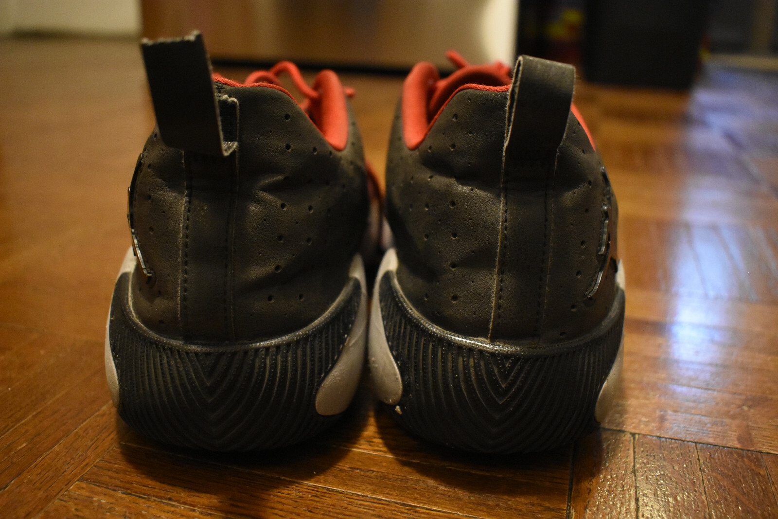 Nike Air Jordan 23 Breakout Men's Shoes Grey Wolf Red… - Gem