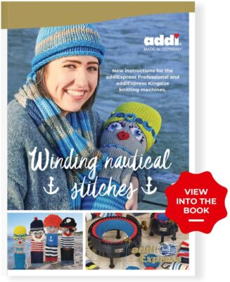 Pattern Book for Addi King Size Knitting Machine "Winding Nautical ...