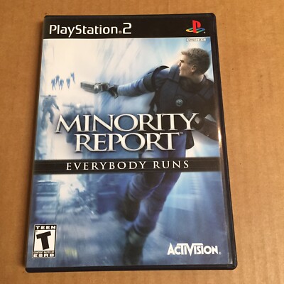 Minority Report Everybody Runs Playstation 2 PS2 EX condition COMPLETE ...