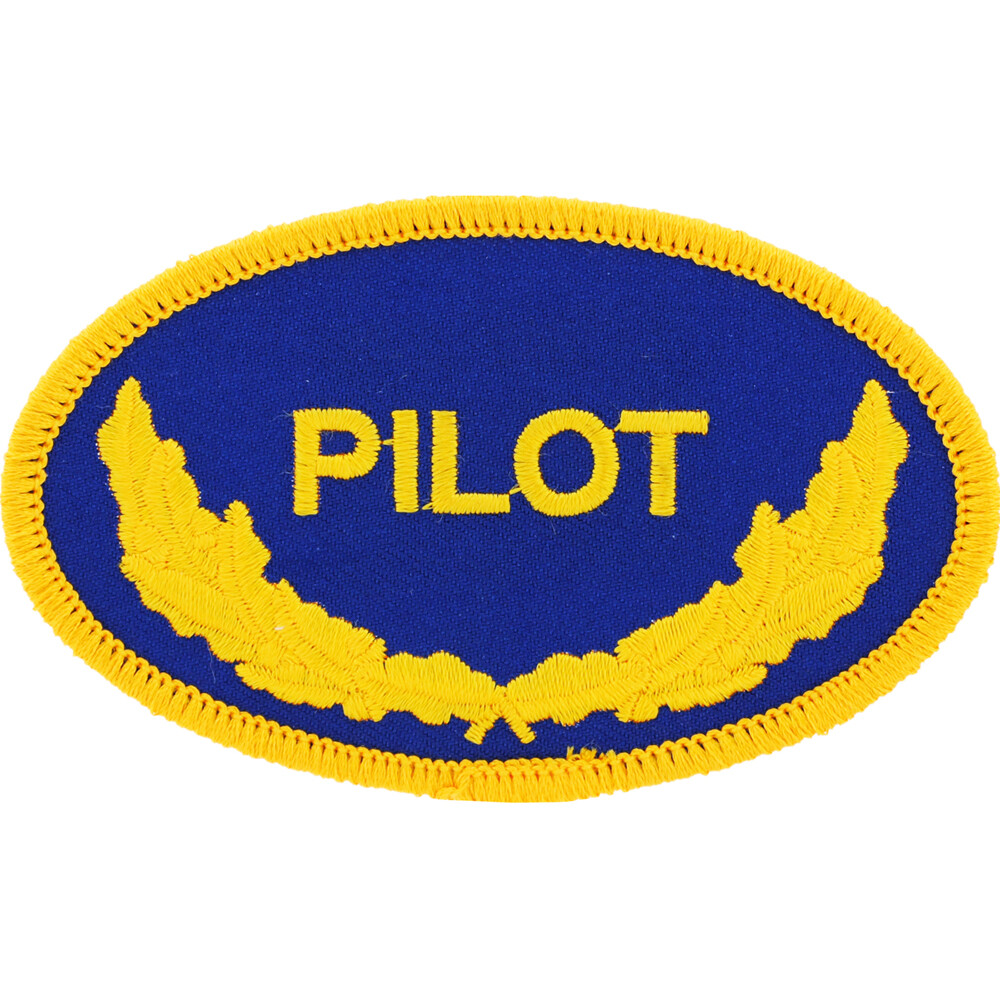 NAVY OVAL PILOT Embroidered Shoulder Patch 3-1/2" (0196) | eBay