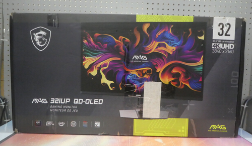 MSI MAG 321UP QD-OLED 32" Class UW-QHD Gaming OLED Monitor New | eBay