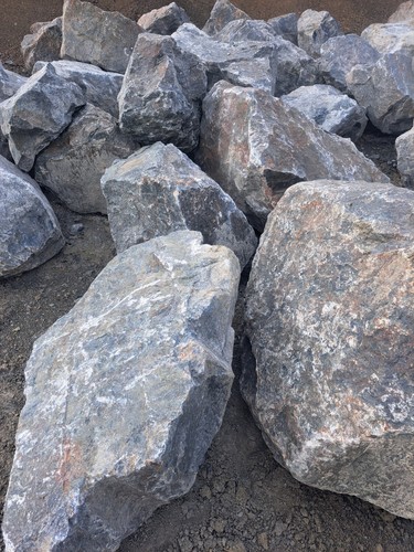 Large grey/green granite garden rocks/boulders for landscaping stones ...