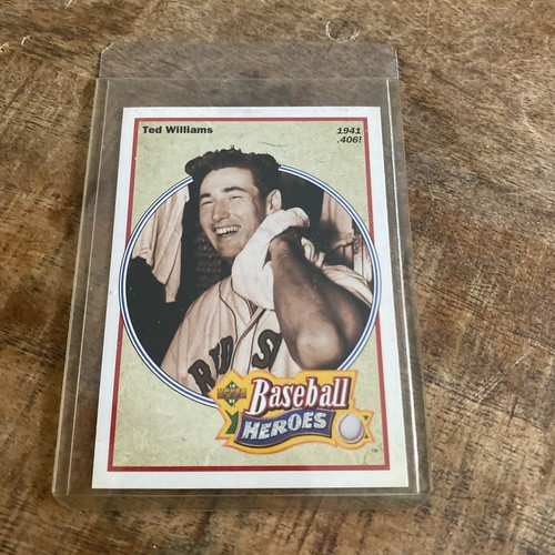 1992 Upper Deck - Baseball Heroes Ted Williams 1941 .406 #29 Ted ...