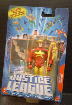 Justice League Unlimited STARMAN with Staff 4.75" figure H7188 MOC ...