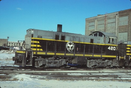 BRC 420 ALCO S6 RARE MODEL ON BRC & LONG GONE @ BEDFORD PARK, IL 81 ...