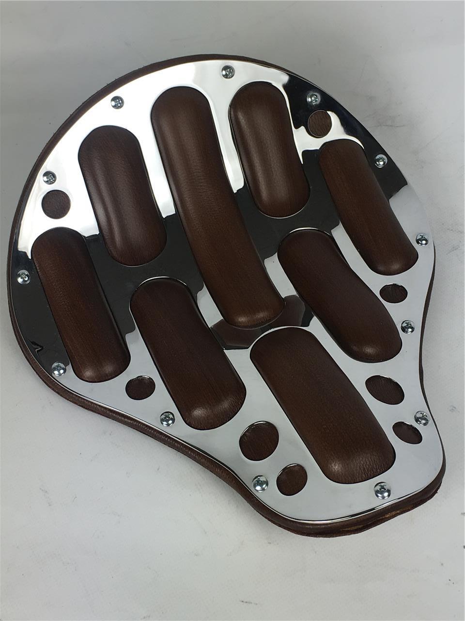 Rich Phillips Leather Custom Chrome Chopper Bobber Custom Motorcycle ...