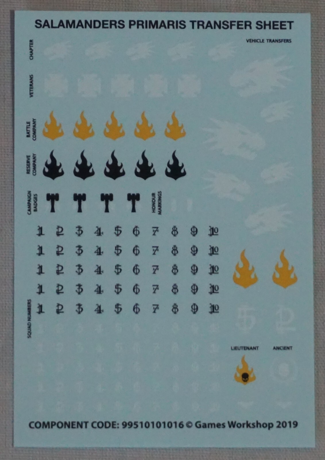 Warhammer 40k & Age of Sigmar Transfer Sheets Chaos, Space Marine and ...