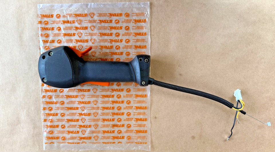 OEM NEW STIHL FS91R FS111R FS131R HT133 KM91 TRIMMER THROTTLE HANDLE ...