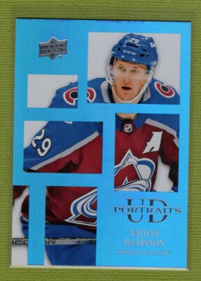 2024-25 Upper Deck Series 1 UD Portraits Insert Nathan MacKinnon #P-6 ...