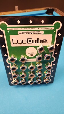 Cue Cube Tip Shaper Scuffer Tool Display Card 21 Pieces | eBay