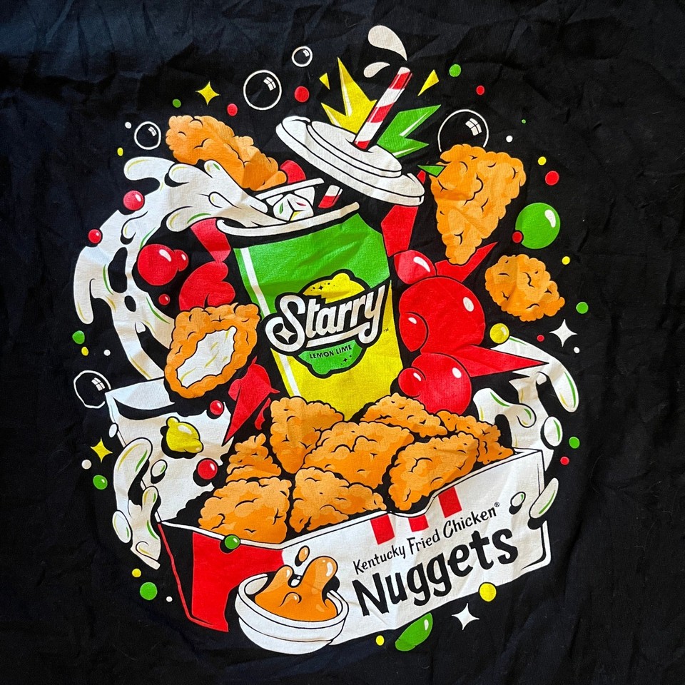 KFC Chicken Nuggets Drink Starry Soda Limited Edition Graphic T Shirt ...