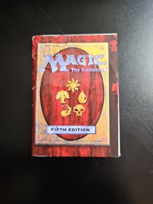 Magic the Gathering MTG: 5th Edition Rule Book / Play Guide LP Some ...