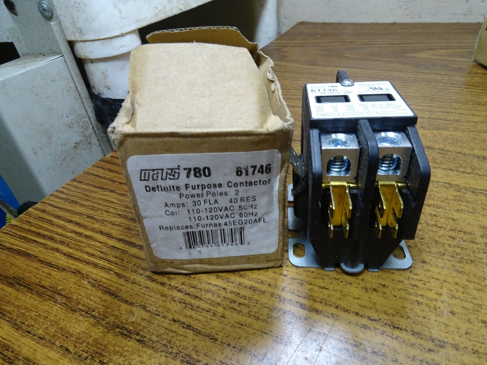 MARS Contactor Item# 61746 2P 30A 120V QC | eBay