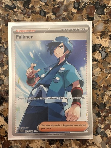 Pokemon TCG Paldea Evolved Falkner 251/193 Holo Full Art Rare Near Mint ...