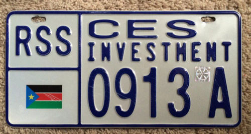 License Plates of South Sudan* | eBay