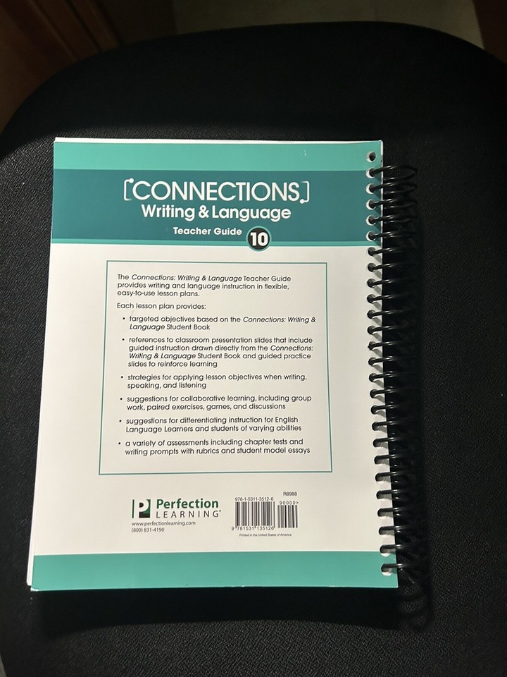 Connections: Writing & Language - Grade 10 TEACHER GUIDE - 2020 | eBay