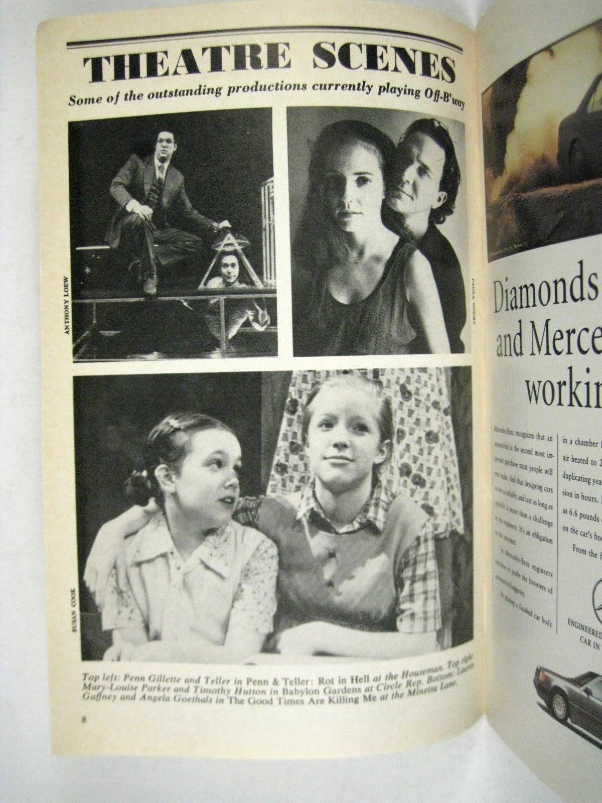 Return to Forbidden Planet Playbill 1991 Variety Arts Theatre Barre ...