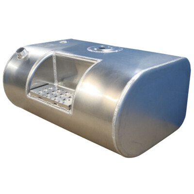 International Fuel Tank Driver side D Shape w/Step, 55 gallon 16 x 25 ...