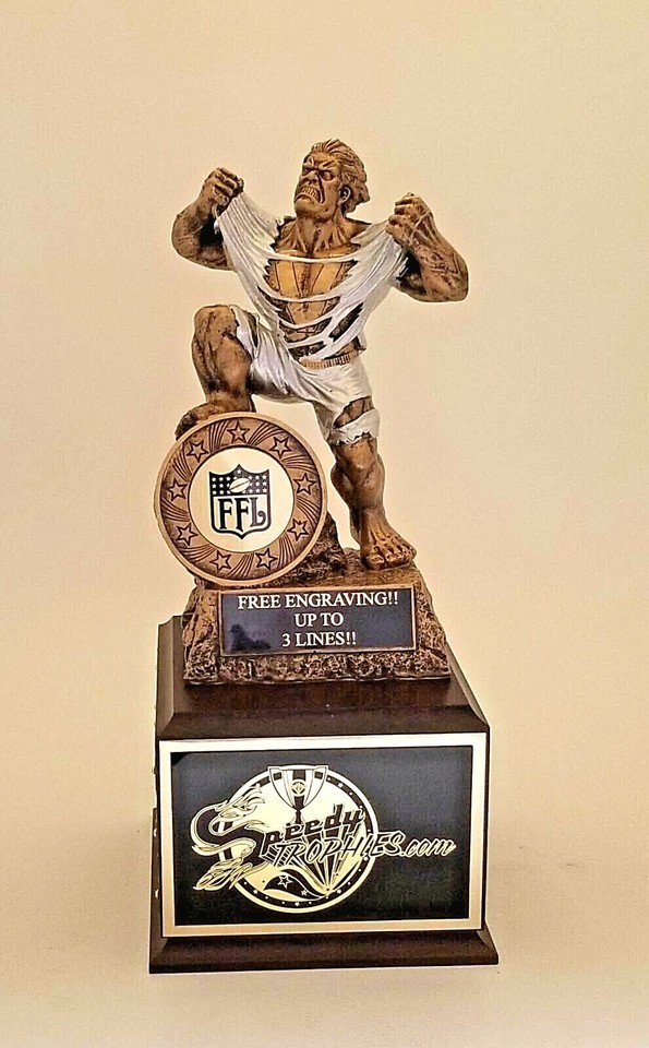 HUGE FANTASY FOOTBALL TROPHY MONSTER - FREE ENGRAVING!! | eBay