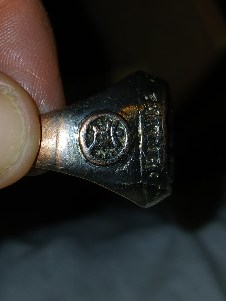 Vintage Bodhisattva Silver Ring, Manjusi, Sign Of The Hare, Adjustable ...