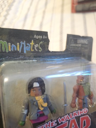 2012 The Walking Dead MiniMates Series 1 Michonne & One Eyed Zombie ...
