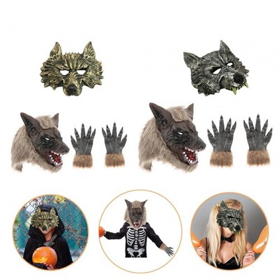 Wolf Props Comfortable Holloween Werewolf Horror Wolfs for Masquerade ...