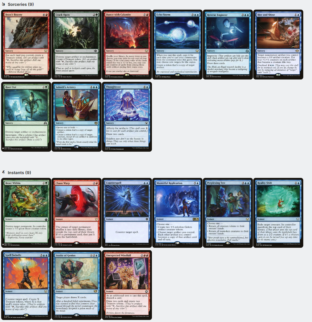 Rashmi and Ragavan TREASURE Magic MTG Custom Commander Deck | eBay