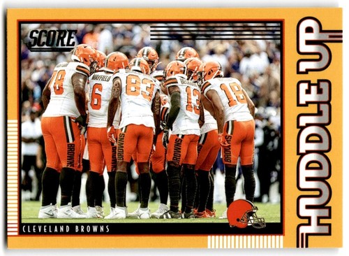 Cleveland Browns 2020 Panini Score Huddle Up Gold #HDL-CLE Cleveland ...