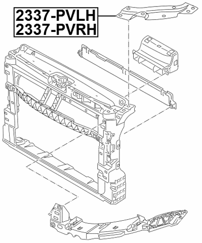 Brace Bracket Lock Carrier Left For Volkswagen 6R0805931A, 6Ru805931 ...
