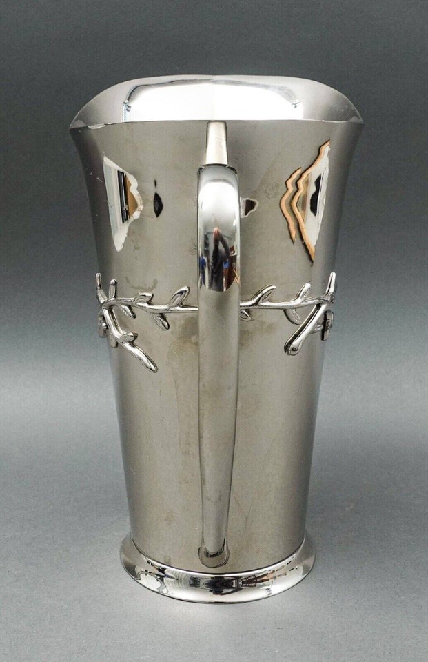 Michael Aram For Waterford Garland Romance Silver Metal Water Pitcher 9 ...