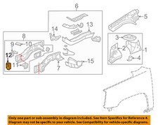 GM OEM Fender-rail Assembly Left 19120661 for sale online | eBay