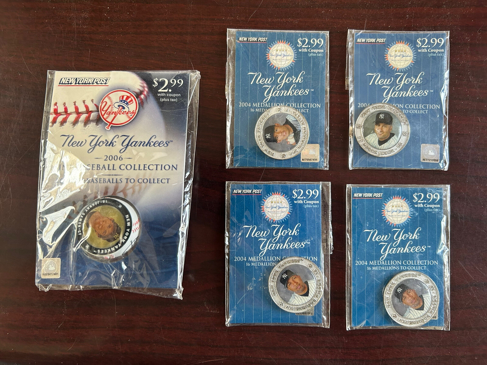 4-New York Yankee 2004 Medallion Collection - NY Post + 1 - 2006 ...