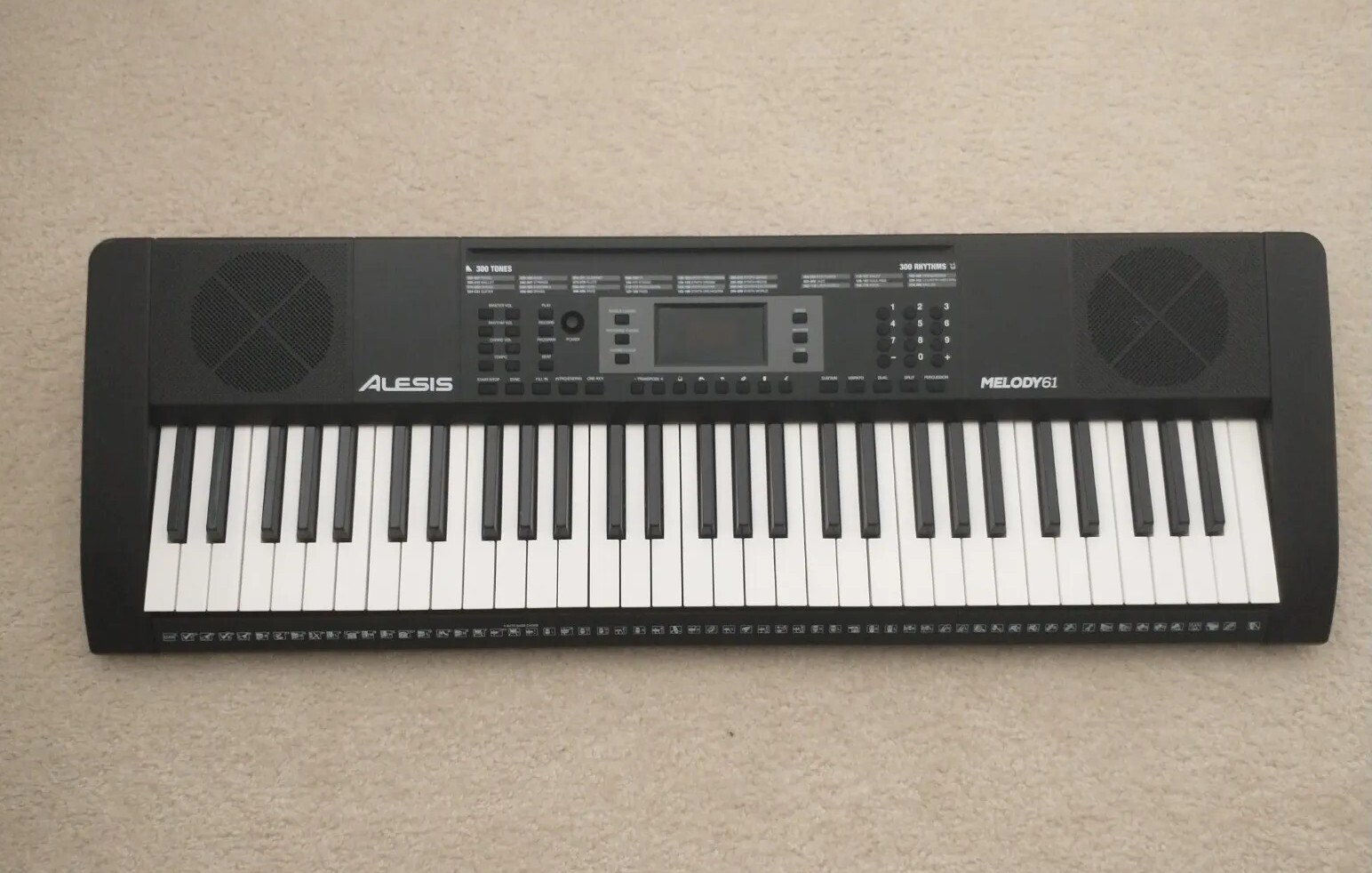 Alesis Melody 61 MKII 61 Key Portable Keyboard. TESTED 100% FUNCTIONAL ...