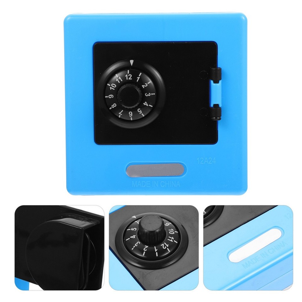 Children Password Piggy Bank Mini Plastic Strongbox Small Money Safe ...