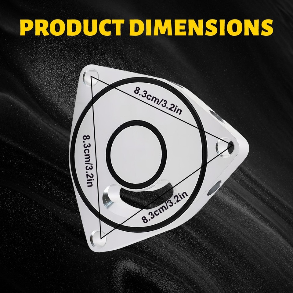 For Honda 15-21 Civic Vortex Silver Turbo Blow Off Valve Plate Spacer ...