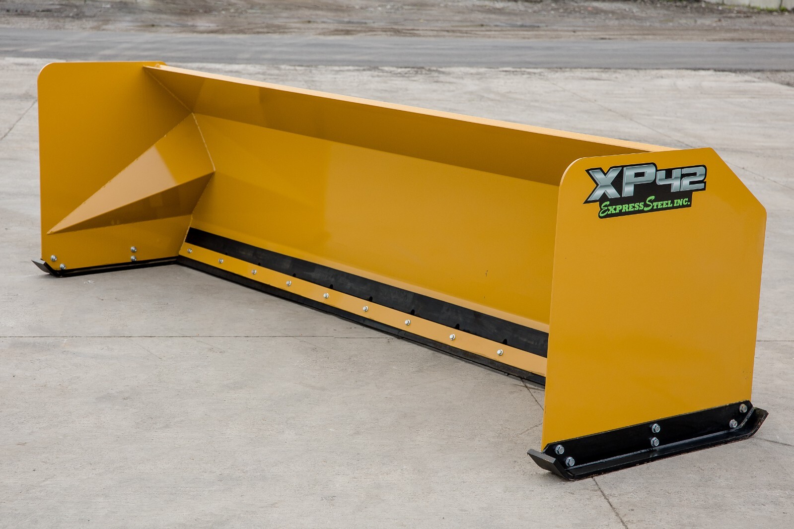 12' XP42 LOADER Snow pusher boxes backhoe snow plow Express Steel LOCAL ...